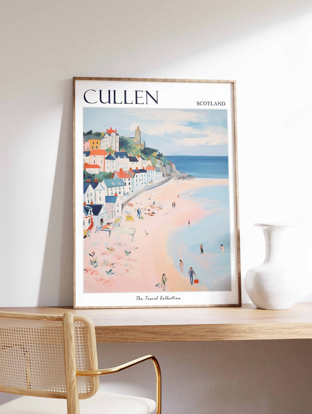 Cullen Poster, Cullen Travel Print, Scotland Travel Poster, Scottish ...
