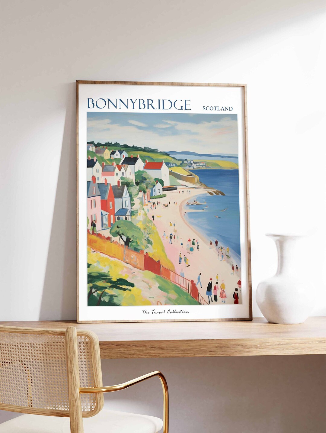 Bonnybridge Poster, Bonnybridge Travel Print, Scotland Poster, Scottish ...
