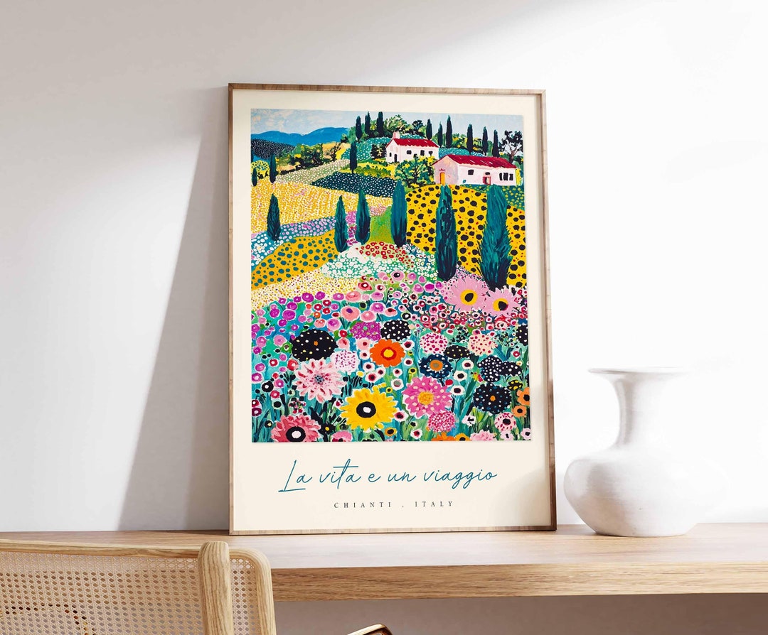 Chianti Poster, Chianti Travel Print, Chianti Travel Art, Chianti Wall ...