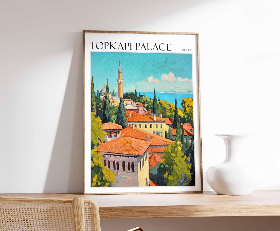 Topkapi Palace Poster, Topkapi Palacetravel Print, Islamic Wall Art ...