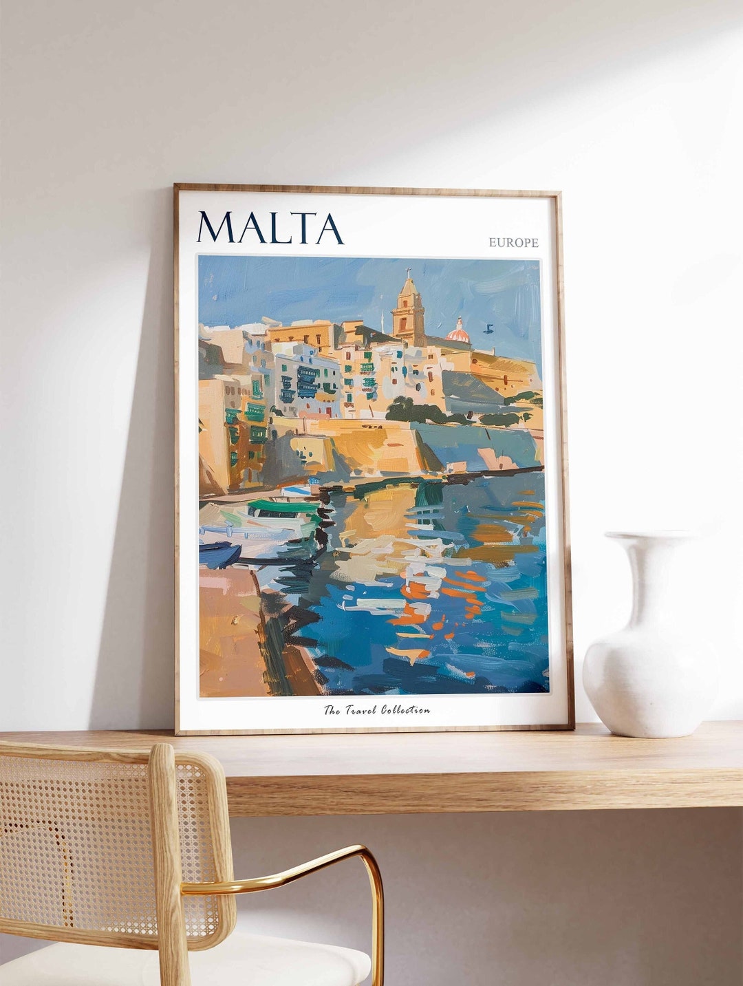 Malta Poster, Malta Travel Print, Tropical Decor, Sea Wall Art ...