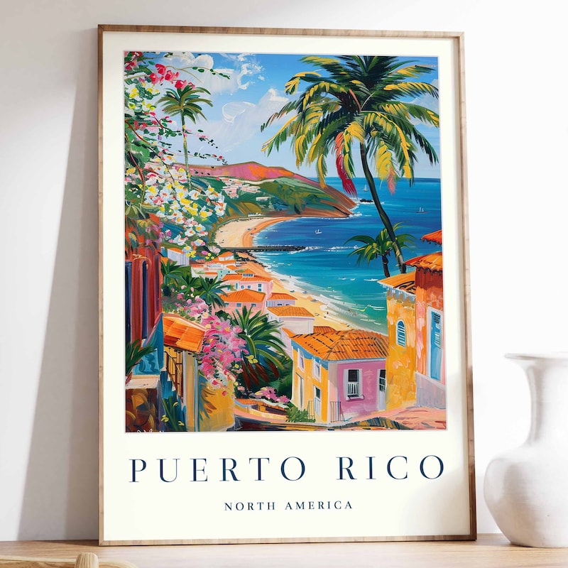 Viscaya Puerto Rico Map - Etsy Canada