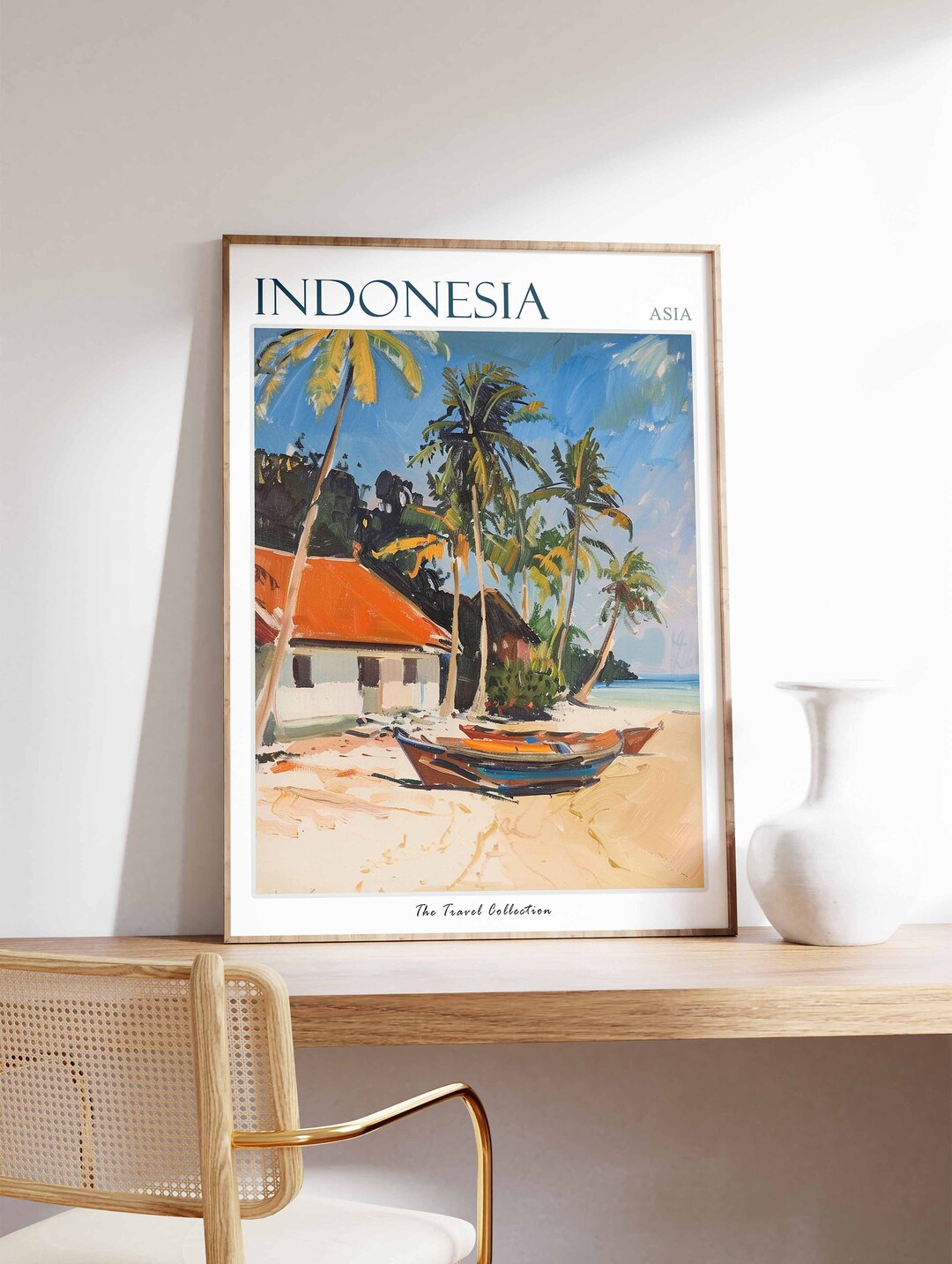 Indonesia Poster, Indonesia Travel Print, Asian Decor, Indonesian ...