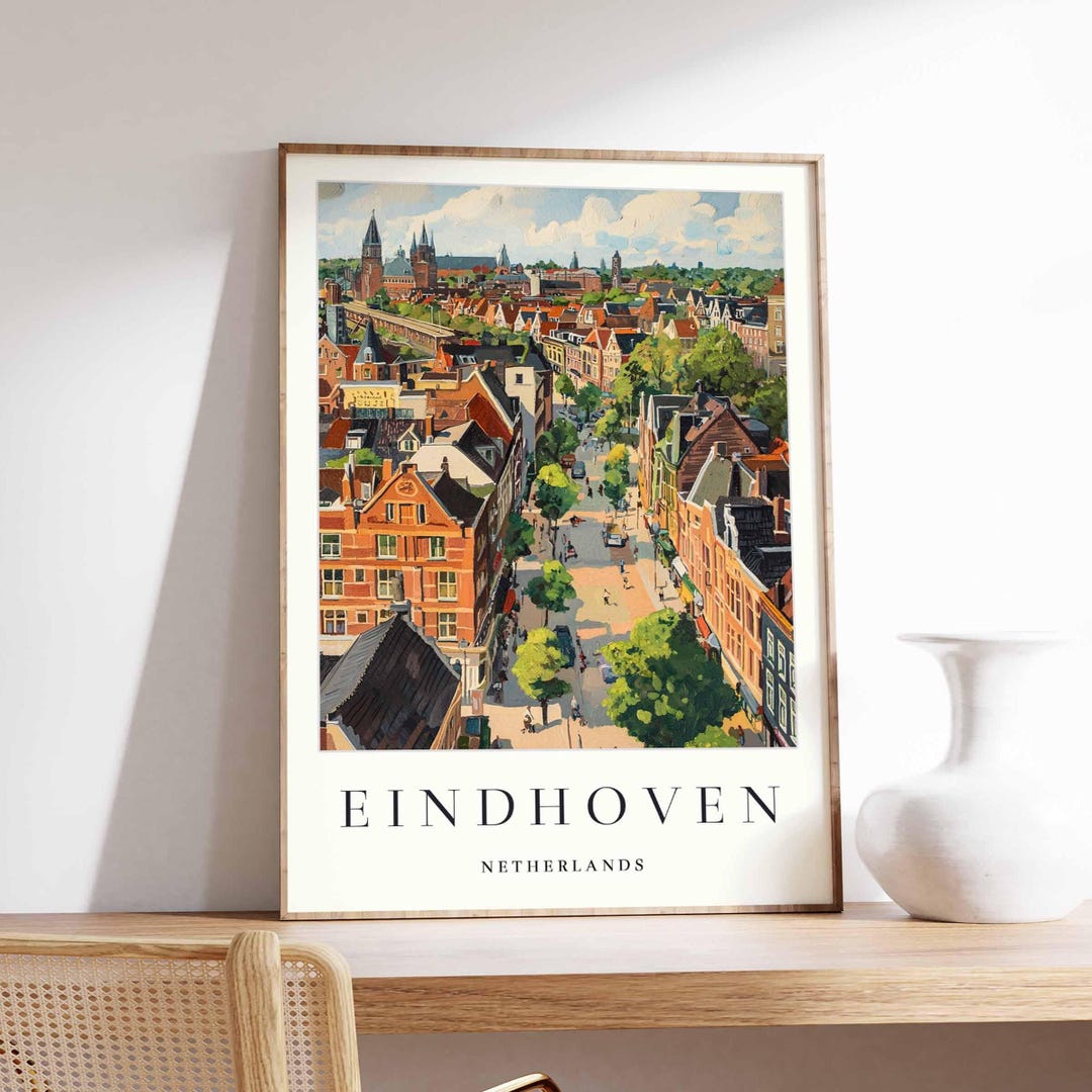 Eindhoven Netherlands Poster: Dutch City Architecture Print - Etsy