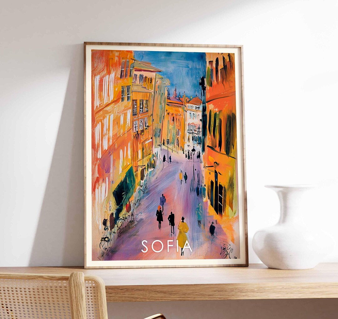 Sofia Poster, Bulgaria Poster, Sofia Wall Art, Sofia Print, Sofia Decor, Sofia Art Print ...