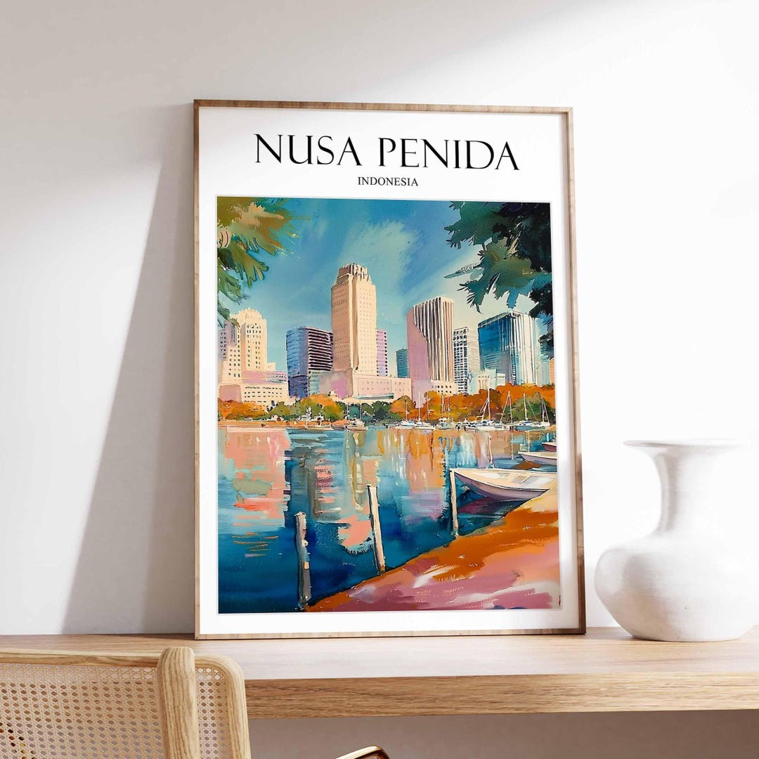 Nusa Penida Poster, Bali Poster, Indonesia Wall Art, Nusa Penida Print ...
