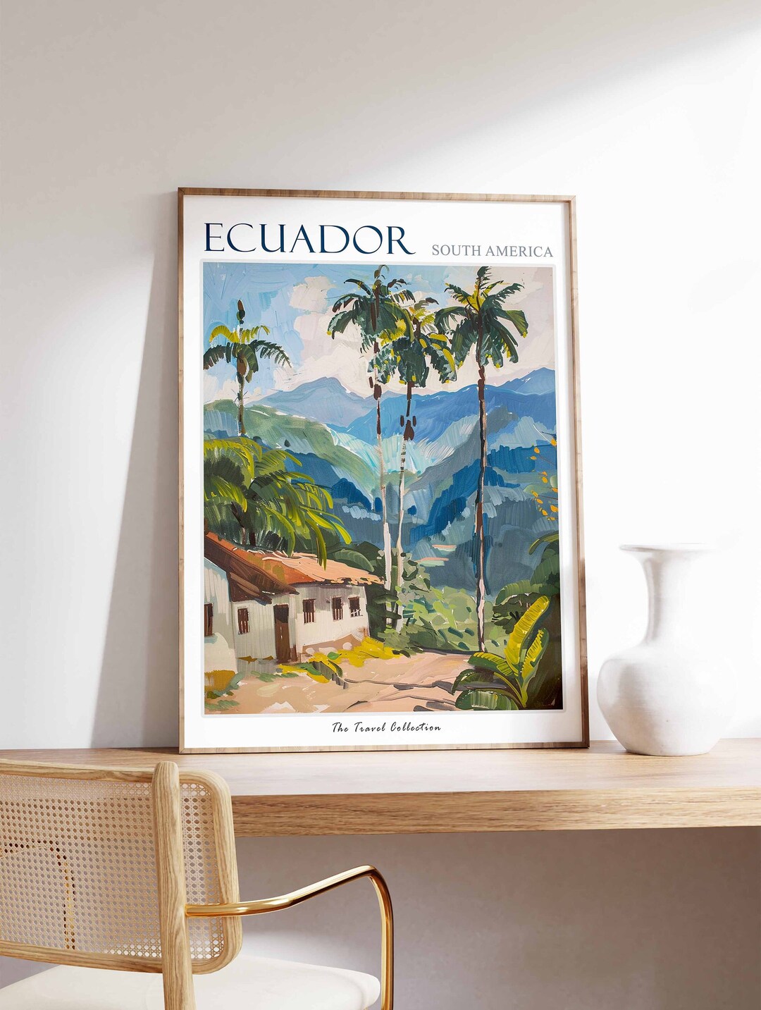 Ecuador Poster, Ecuador Travel Print, Tropical Decor, Botanical Print ...