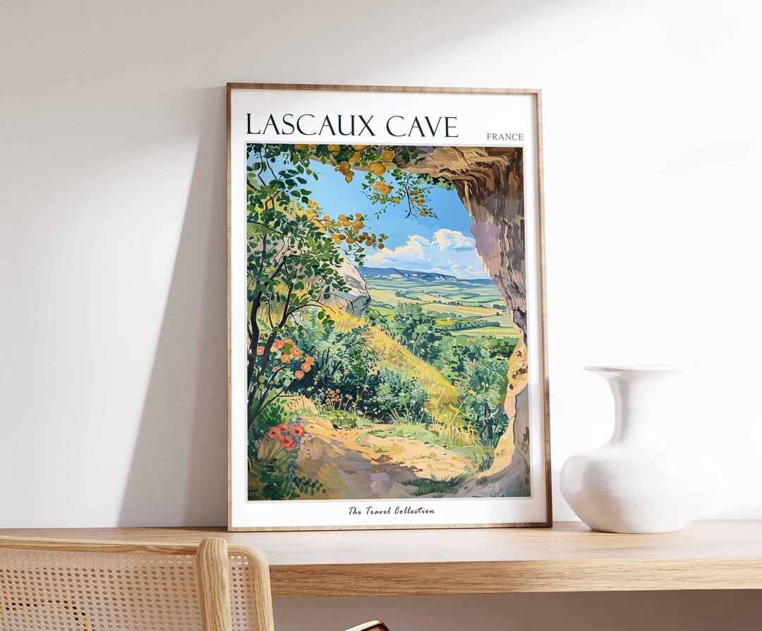 Lascaux Cave Poster, France Travel Print, French Decor, Europe Travel ...