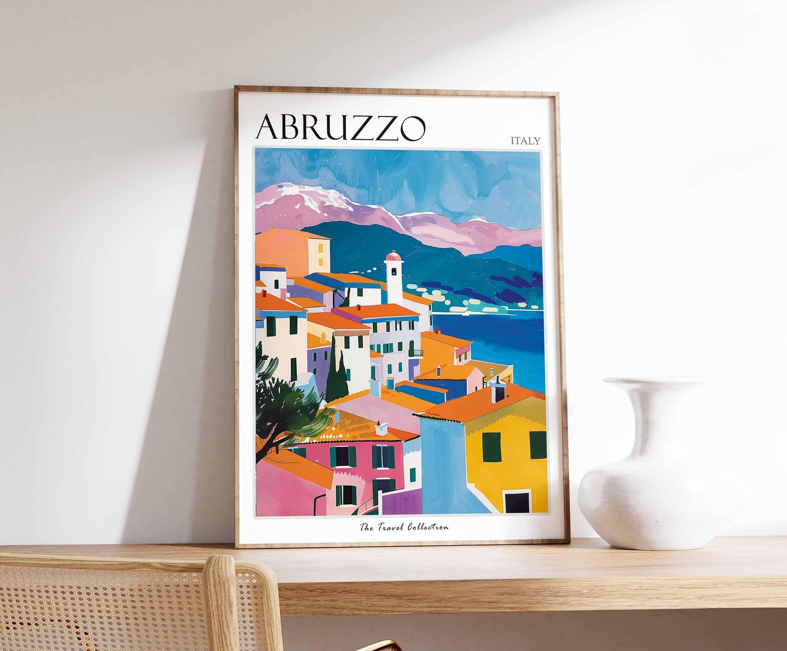 Abruzzo Poster, Abruzzo Travel Print, Italy Wall Art, Italian Travel ...