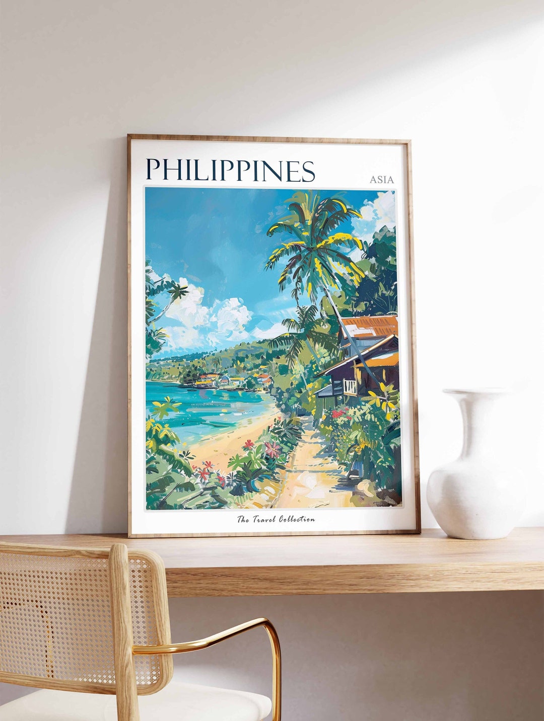 Philippines Poster, Philippinestravel Print, Filipino Decor, Tropical ...