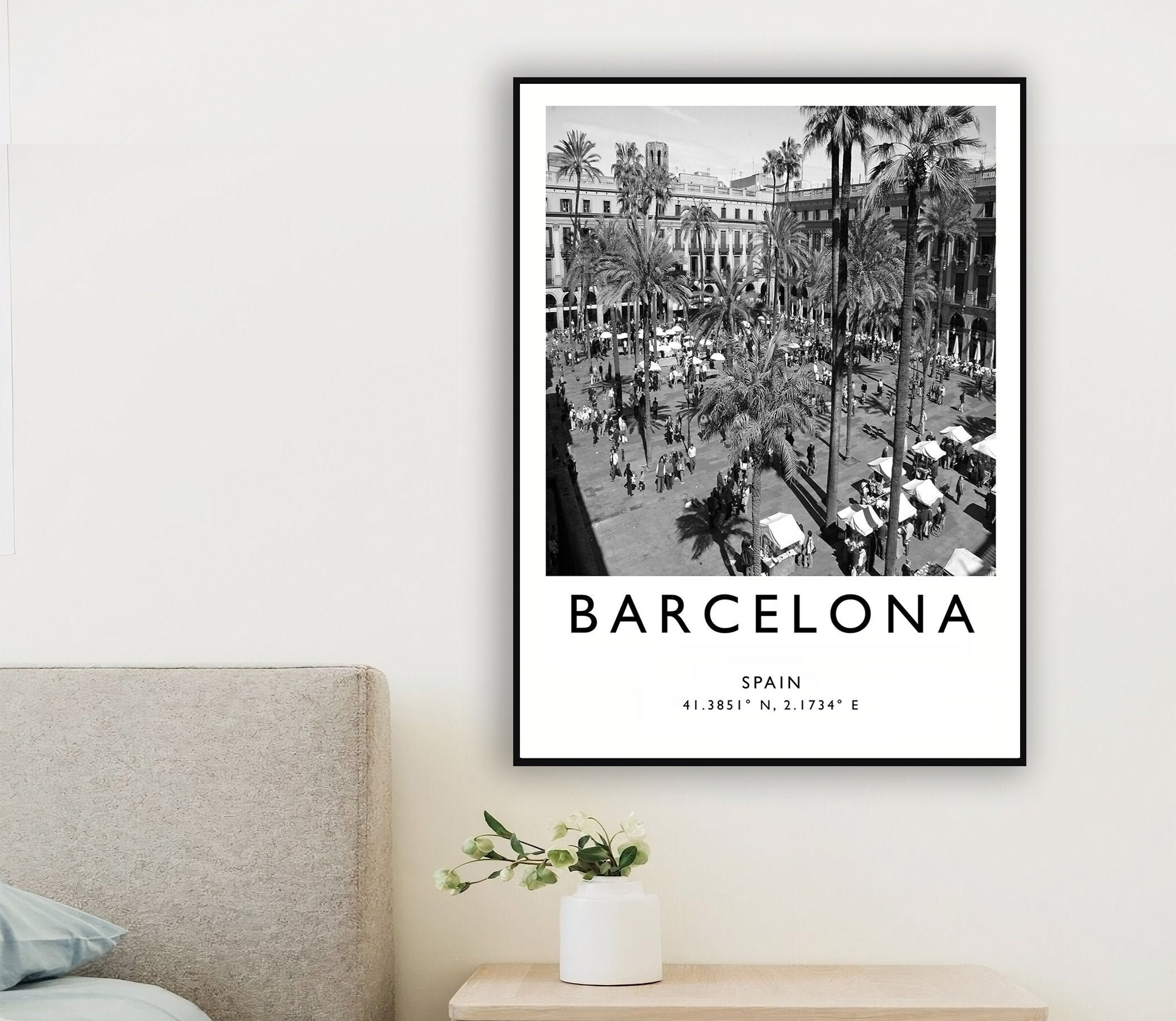 Barcelona Travel Print Barcelona Travel Poster Spain Print | Etsy
