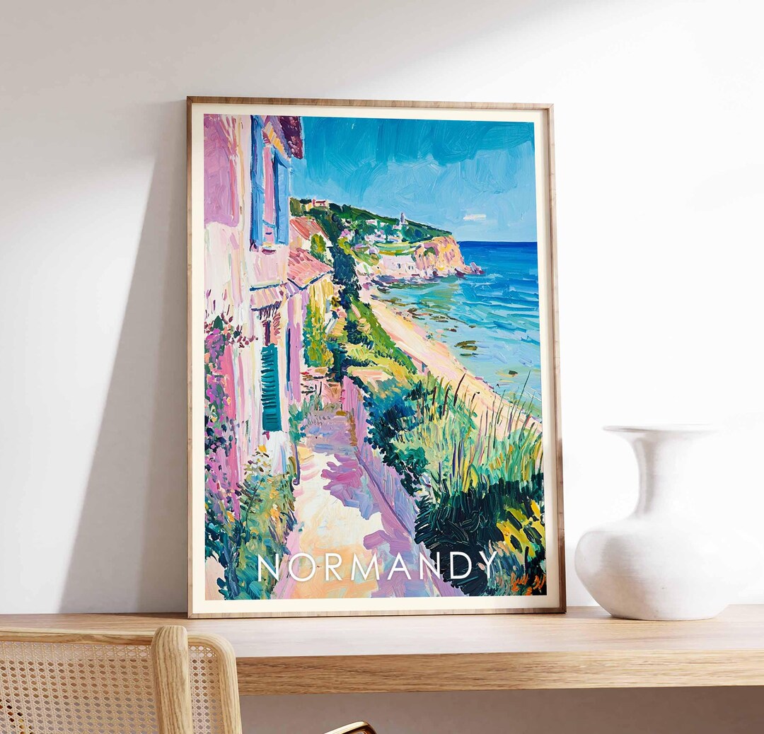 Normandy Poster, France Poster, Normandy Prints, Normandy Wall Art ...