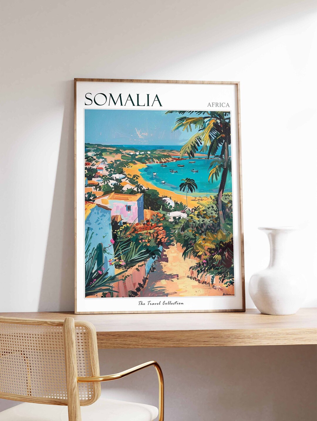Somalia Poster, Somalia Travel Print, Somalian Travel Poster, African ...