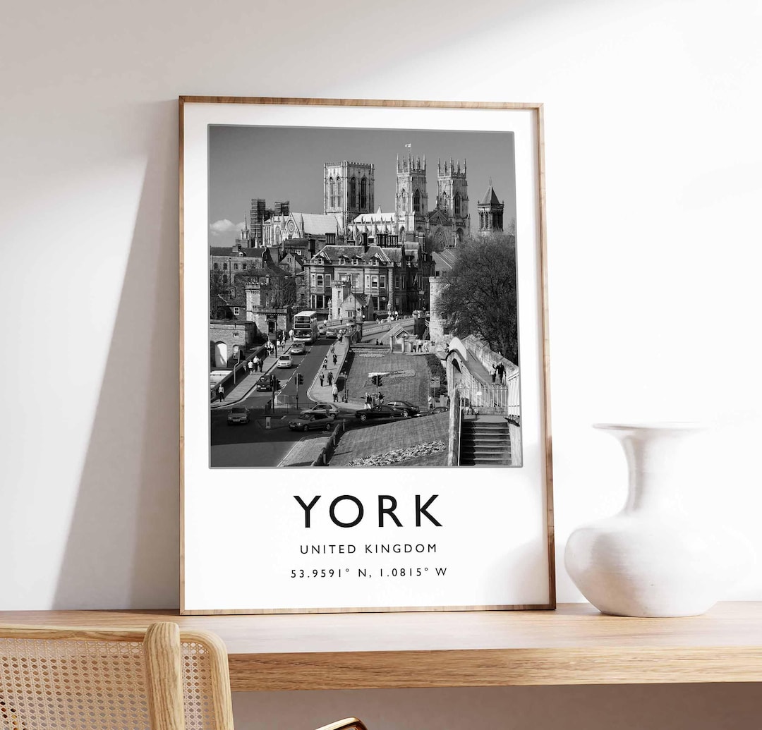 York Poster, England Poster, York Print, York Wall Art, York Decor ...