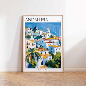 Andalusia Poster, Spain Travel Print, Spanish Decor, Europe Travel ...