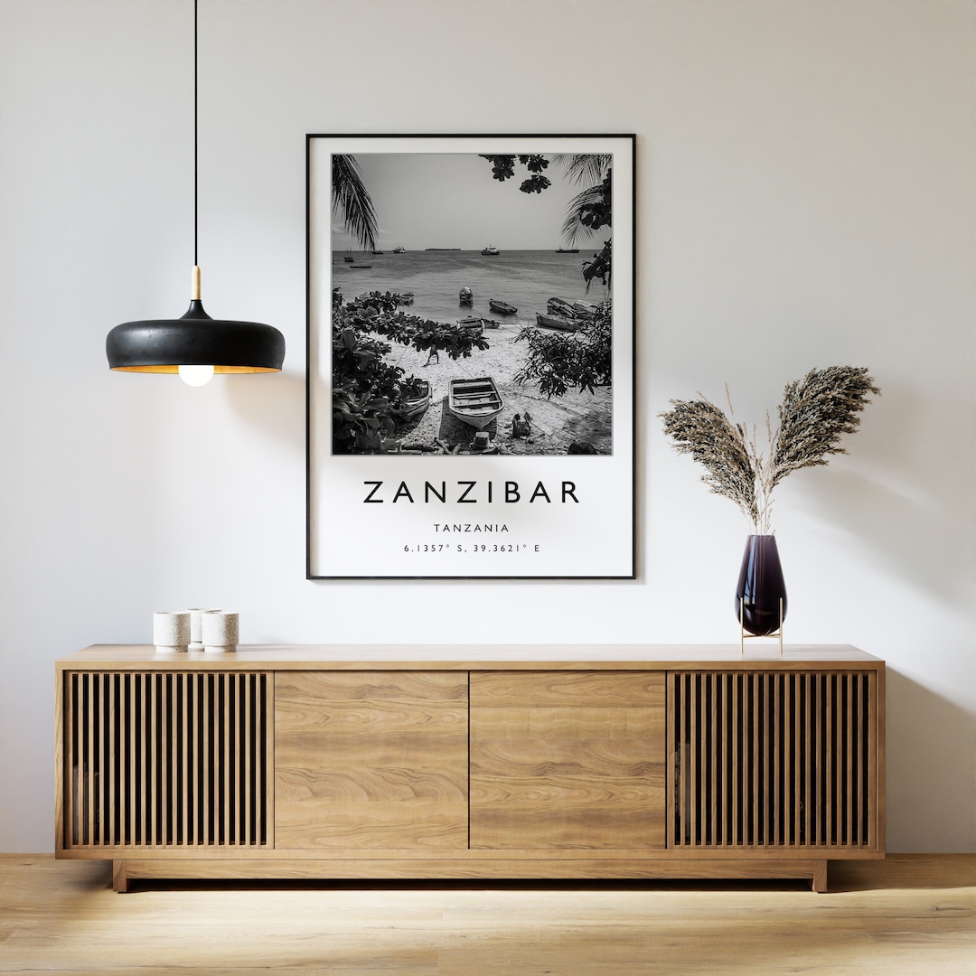 Zanzibar Travel Print, Zanzibar Poster, Tanzania Travel Print ...