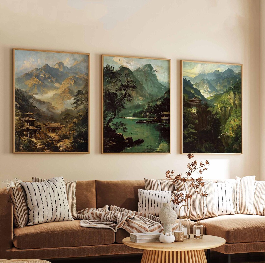Set of 3 Korea Posters, Korea Prints, Travel Posters Set, Korean Wall ...