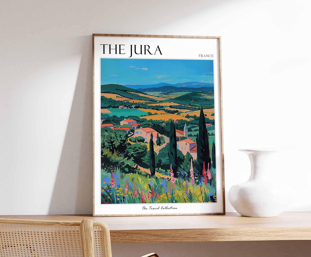 The Jura Poster, France Travel Print, French Decor, Europe Travel ...