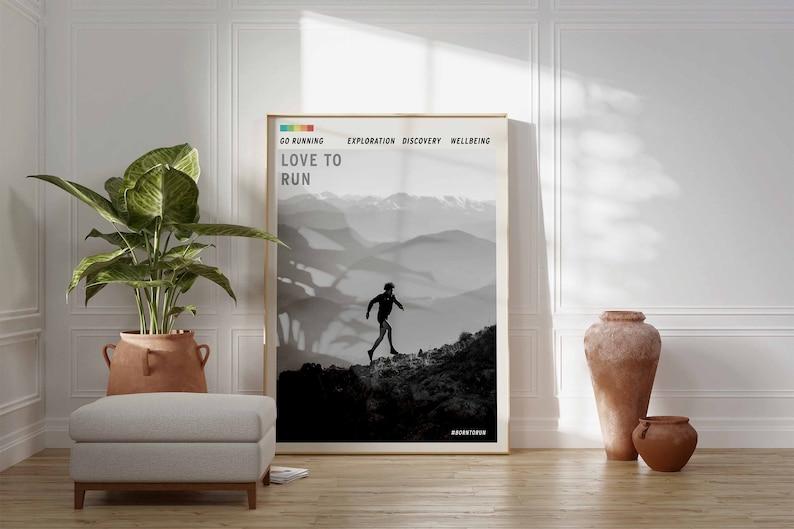 Running Poster: Adventure Wall Art for Runners - Etsy