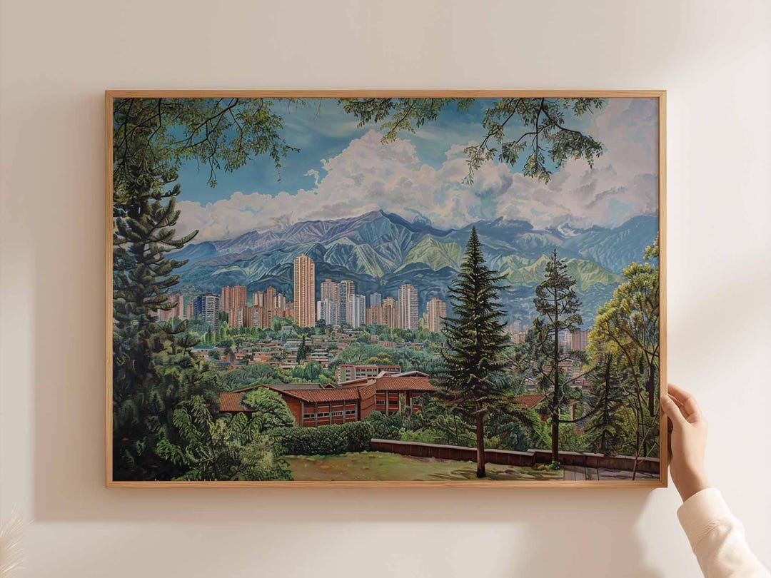 Bogota Poster, Colombia Travel Print, Colombian Wall Art, South America ...