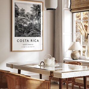 Costa Rica Travel Print, Costa Rica Travel Poster, Latin American ...