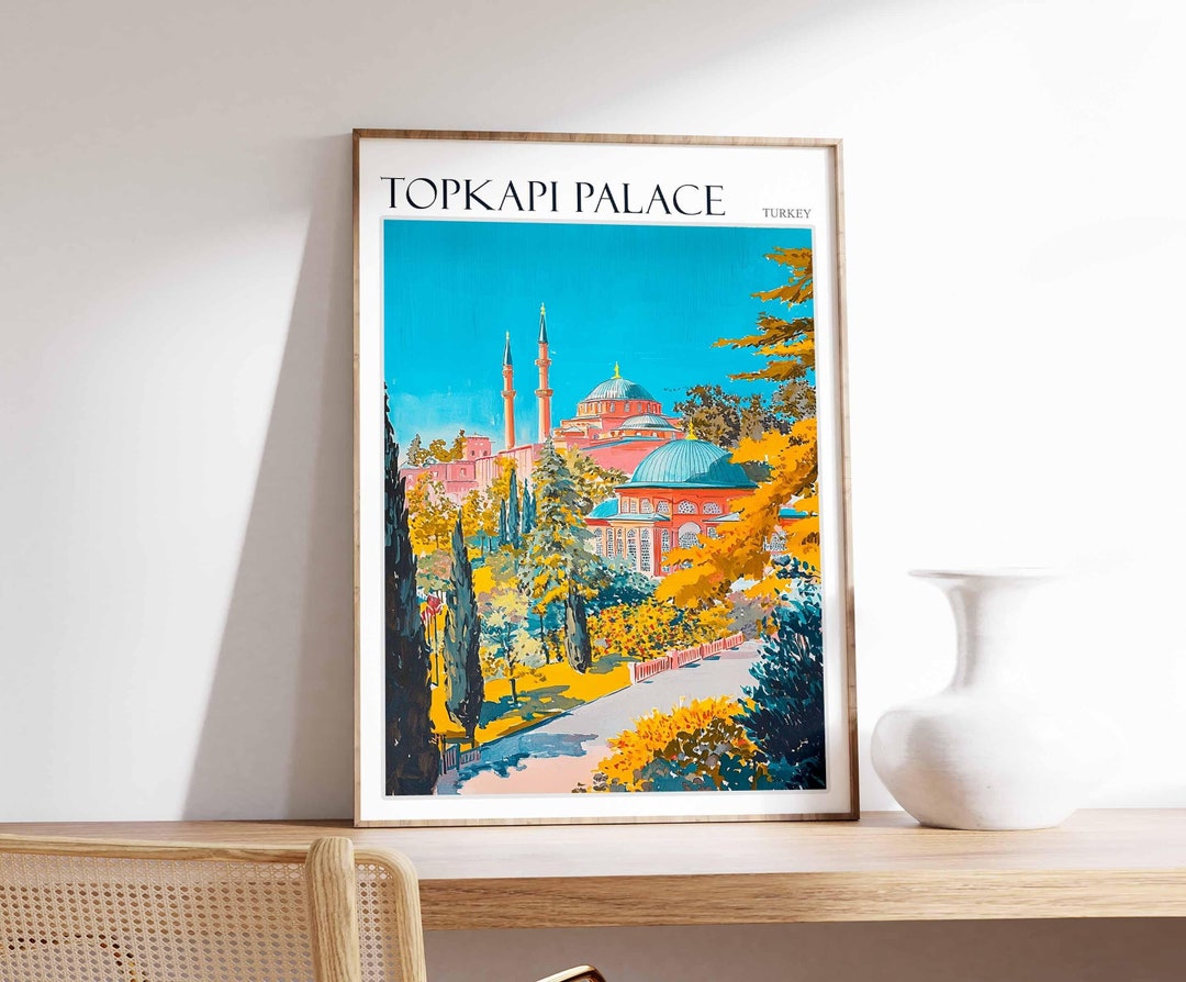 Topkapi Palace Poster, Topkapi Palacetravel Print, Islamic Wall Art ...