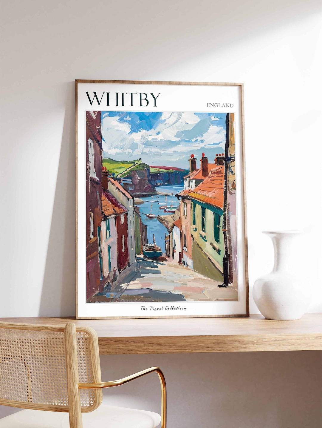 Whitby Poster, Whitby Travel Print, Tropical Decor, Sea Wall Art ...