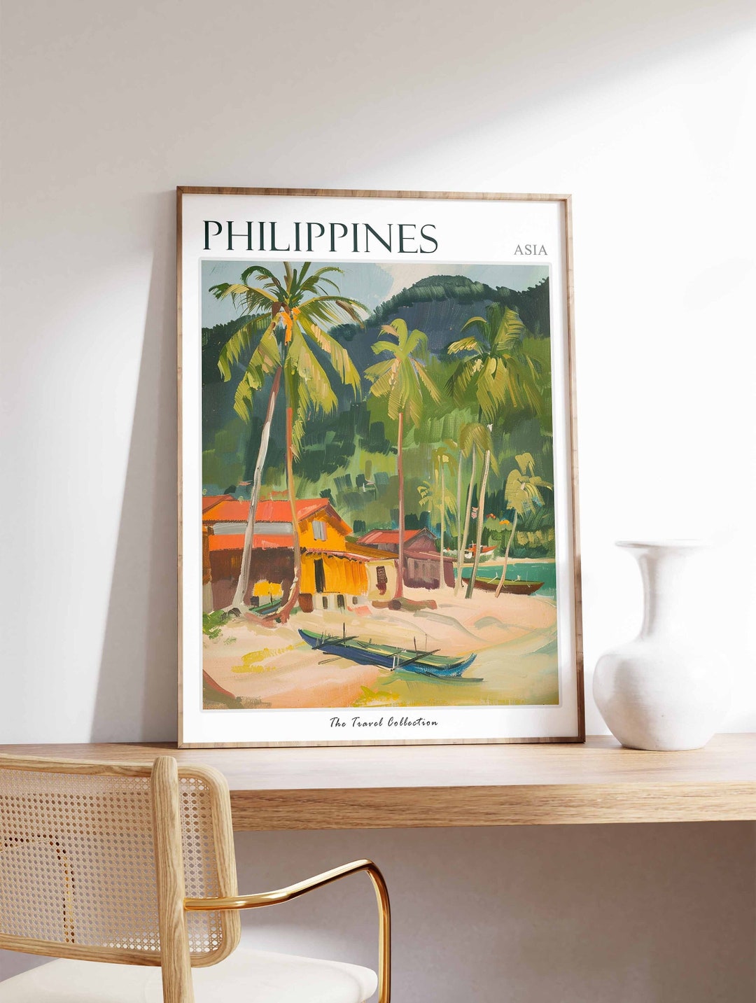Philippines Poster, Philippinestravel Print, Filipino Decor, Tropical ...