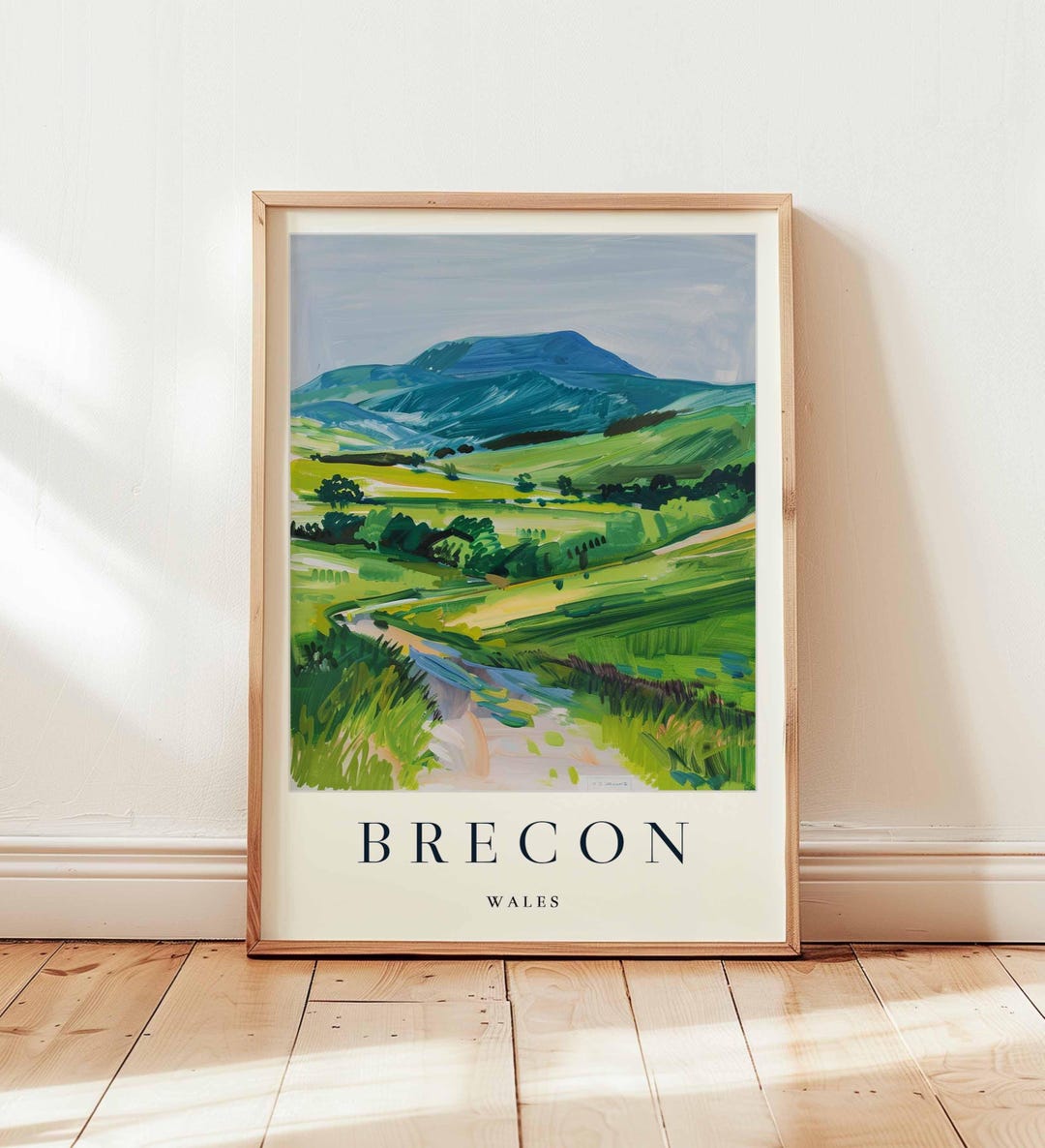 Brecon Beacons National Park Poster: Wales Travel Art Print - Etsy