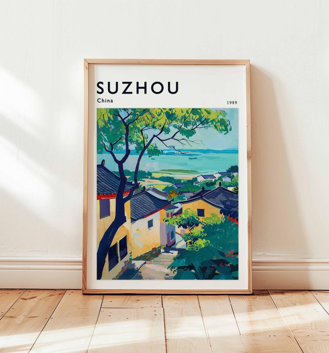 Suzhou China Travel Poster: Venice of the East Art Print - Etsy