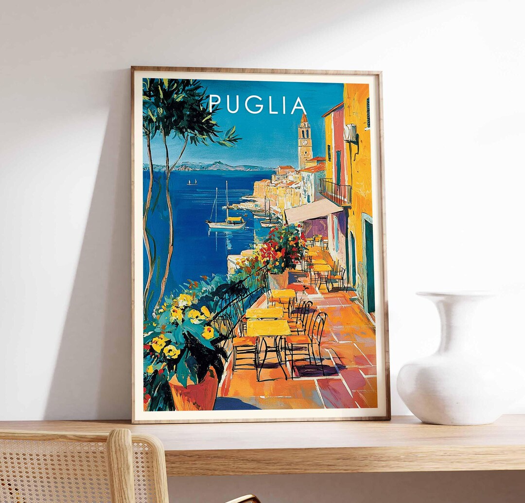 Puglia Poster, Italy Poster, Puglia Prints, Puglia Wall Art, Puglia ...