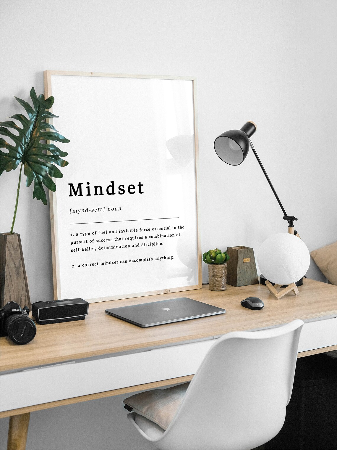 Mindset Definition Print: Motivational Typography Poster - Etsy