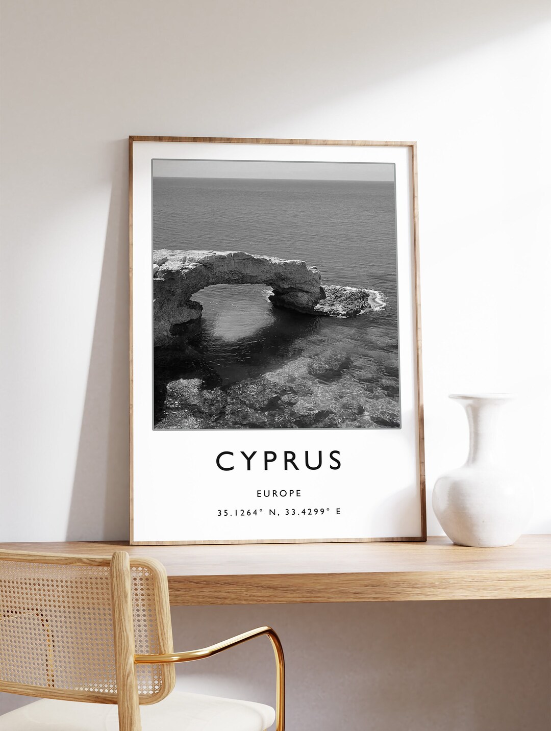 Cyprus Travel Print, Cyprus Travel Poster, Cypriot Travel Gift, Cypriot ...