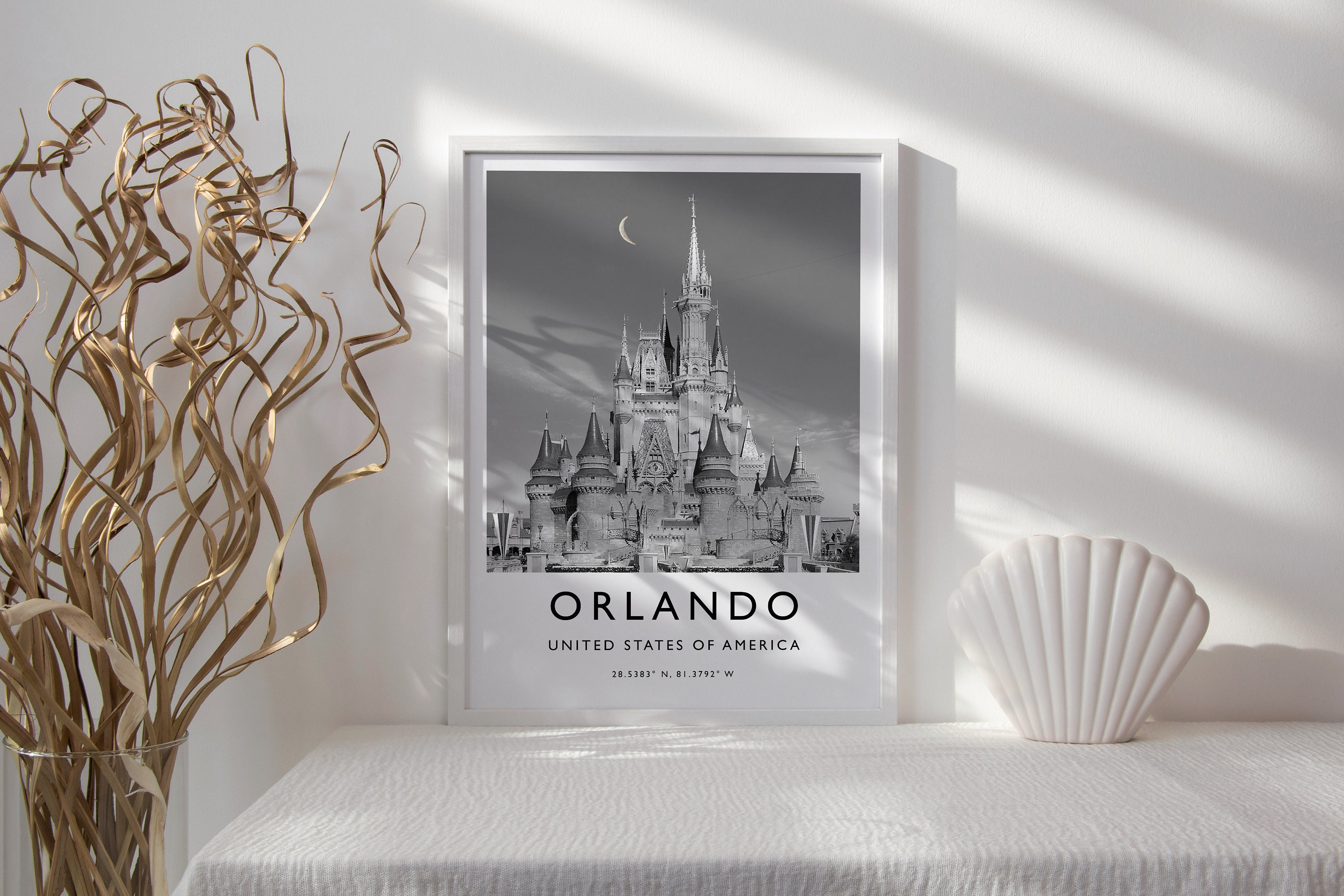 Orlando Travel Poster Florida Travel Poster United States | Etsy