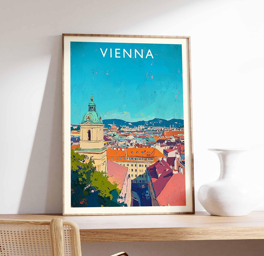 Vienna Poster, Vienna Print, Vienna Wall Art, Vienna Decor, Vienna City ...