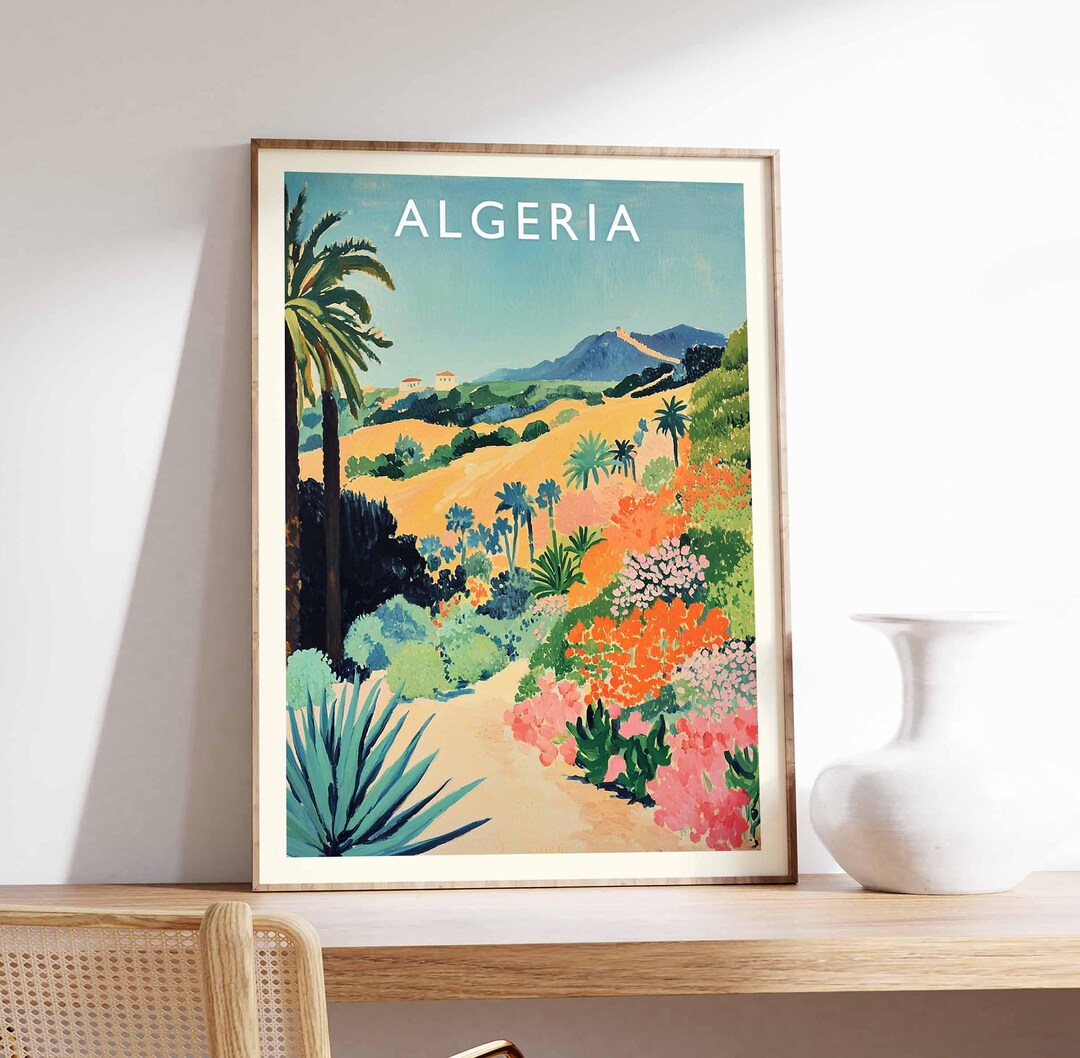 Algeria Poster, Algeria Print, Algeria Wall Art, Algeria Decor, Algeria ...