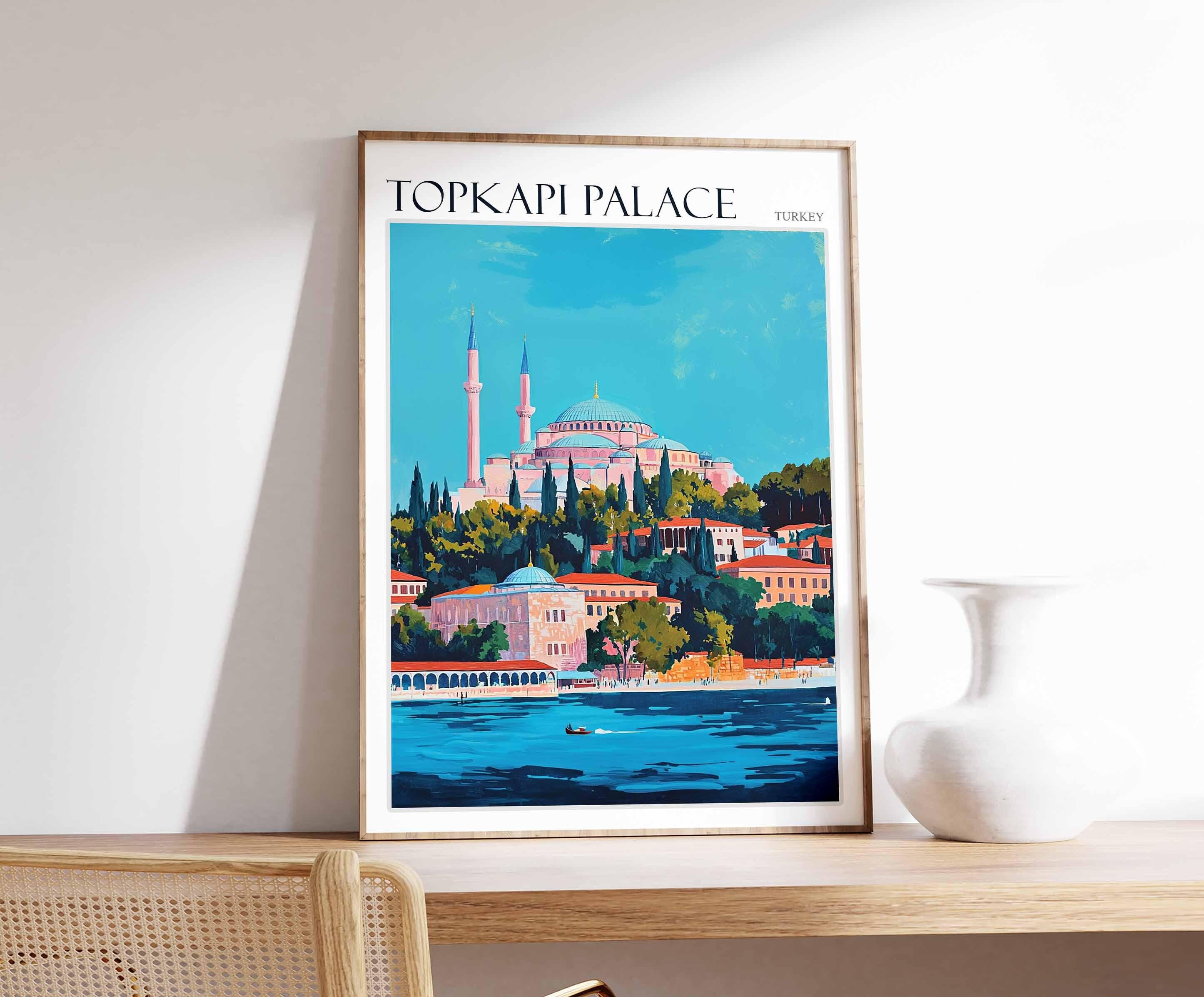 Topkapi Palace Poster, Topkapi Palacetravel Print, Islamic Wall Art ...