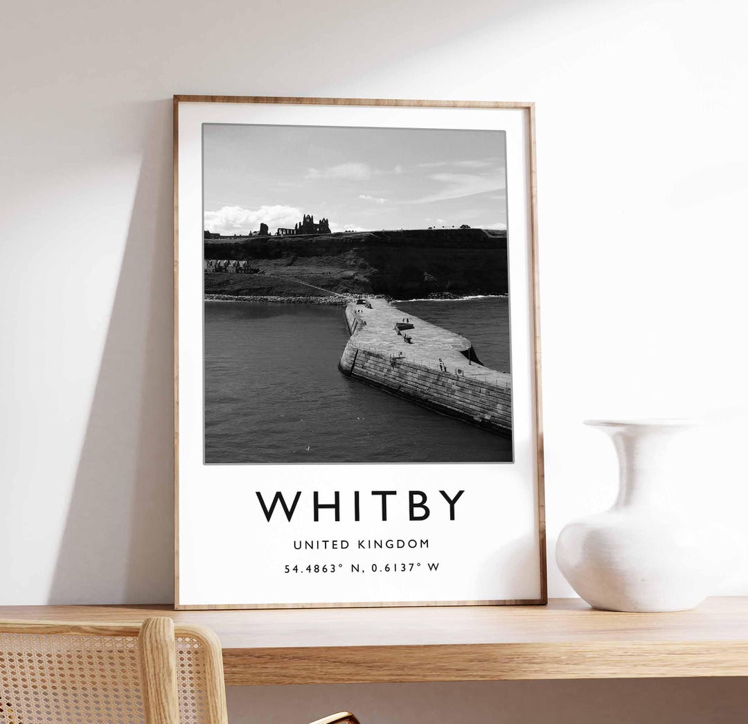 Whitby Poster, England Poster, Whitby Print, Whitby Wall Art, Whitby ...