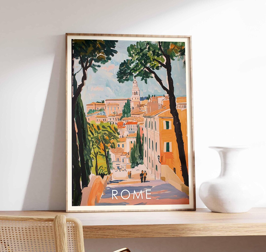 Rome Poster, Italy Poster, Rome Wall Art, Rome Print, Rome Decor, Italy ...