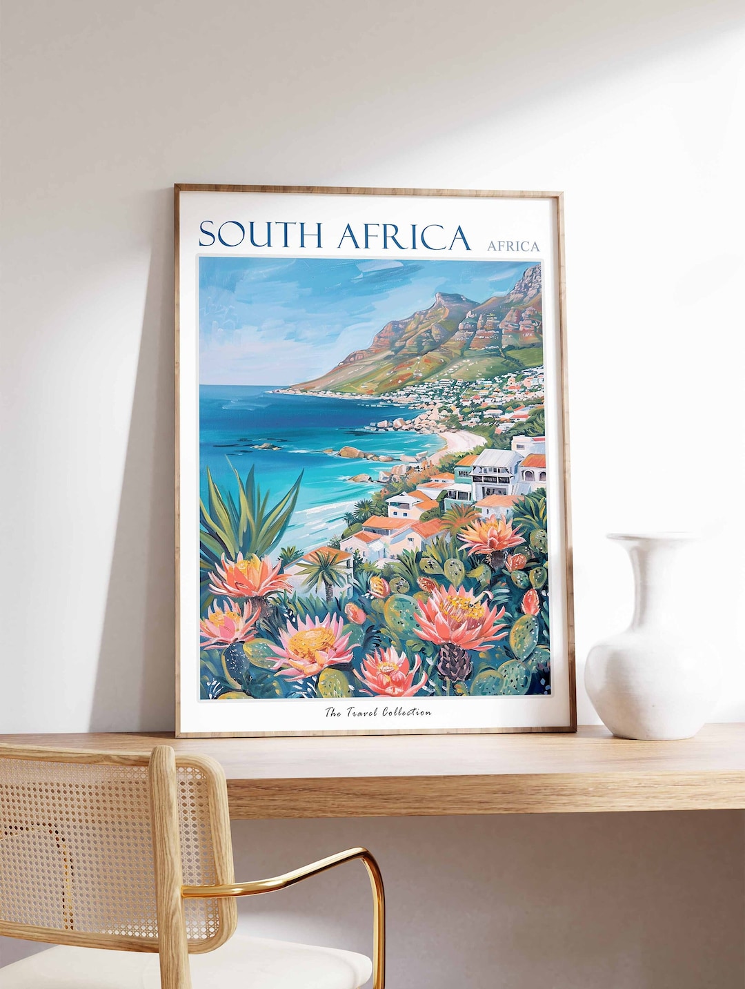 South Africa Poster, South Africa Travel Print, African Decor, Tropical ...