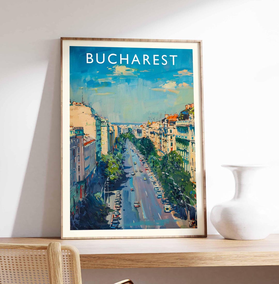 Bucharest Poster, Romania Poster, Bucharest Print, City Wall Art ...