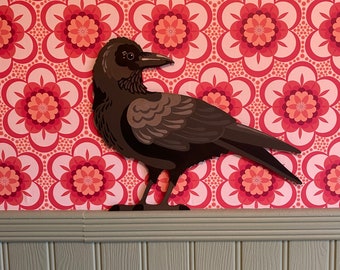 Hand Painted Wren to Sit on a Door Frame, or Picture Rail or Shelf ...
