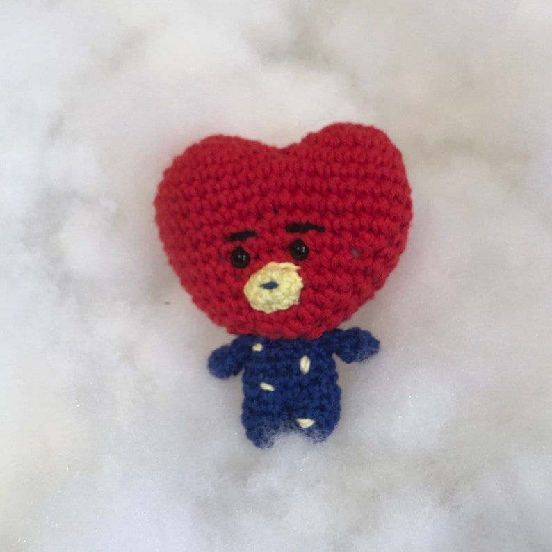 BT21 Figures Crocheted BTS Inspired Kpop Cute Crochet Figures - Etsy