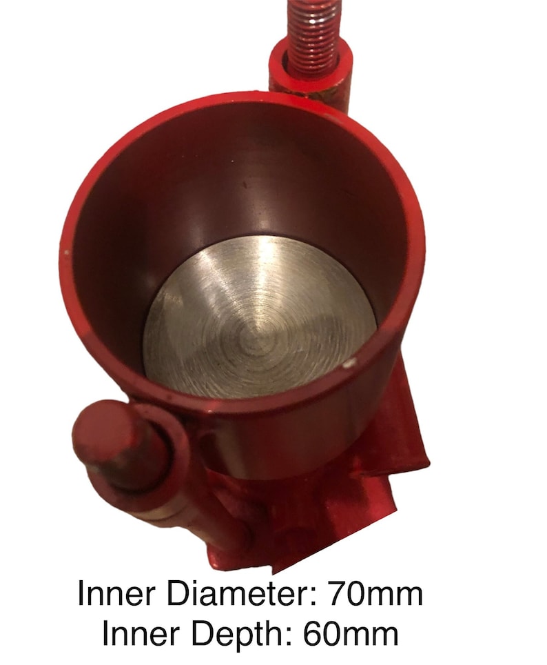 2 Ton Mini Hydraulic Jack Puck Press With Round Mould for Coffee Spices ...