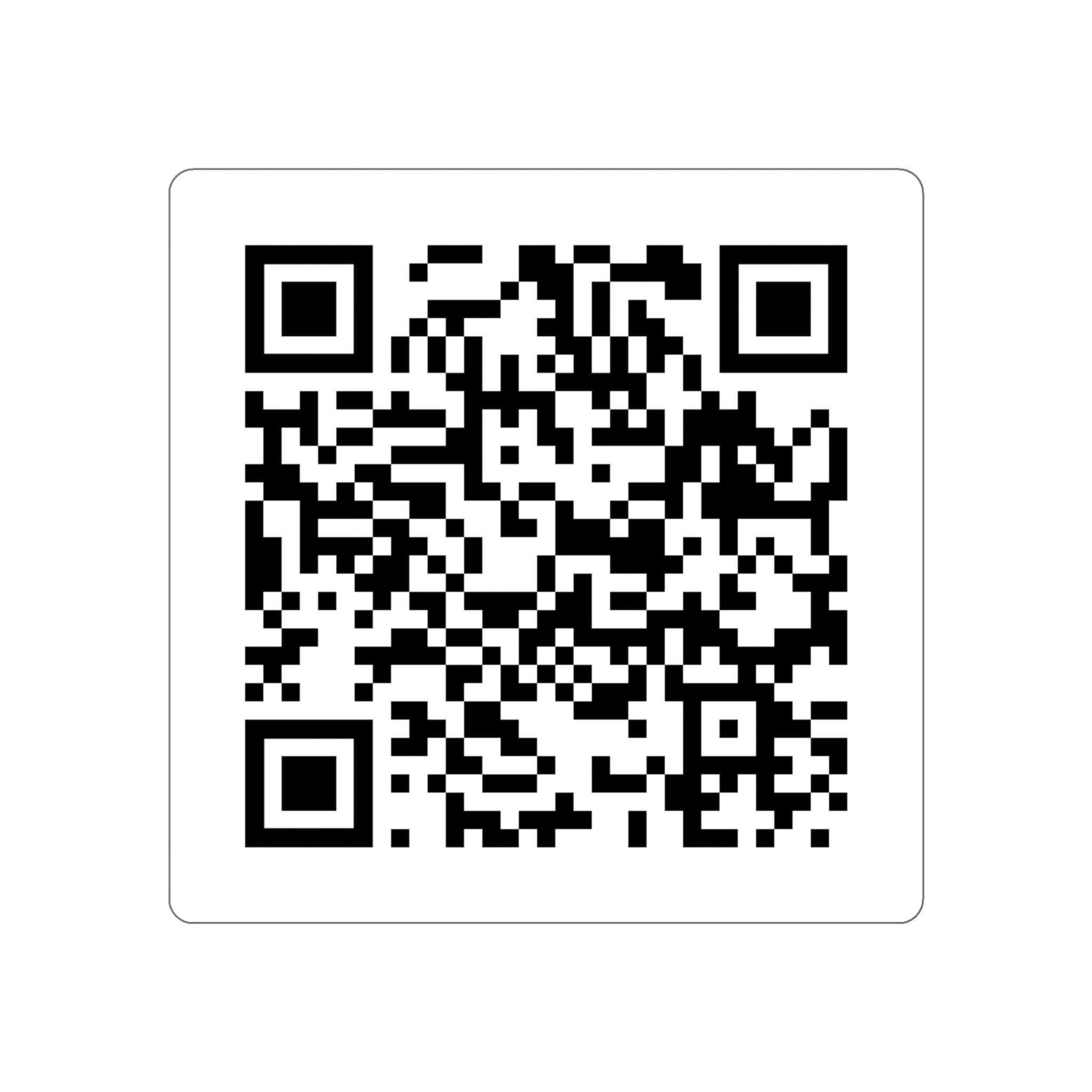 Rickroll QR Code Prank Sticker - Etsy