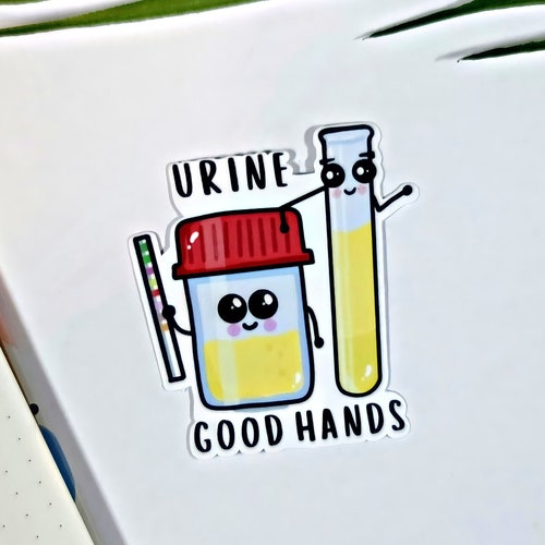 Urine Good Hands Sticker or Magnet Urology Urine Assay - Etsy
