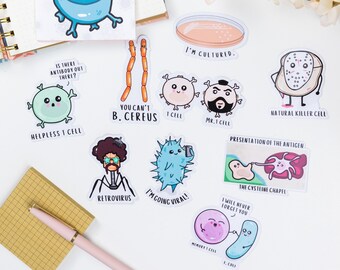Immunology Stickers - Etsy