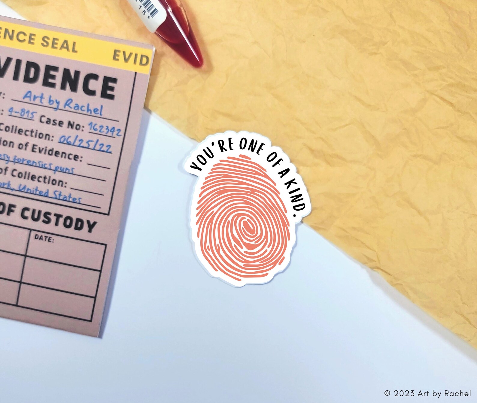 Forensics Pun Stickers Criminology Crime Scene Investigator - Etsy