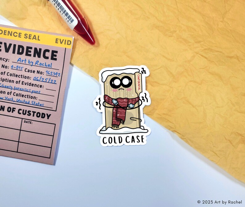 Forensics Pun Stickers Criminology Crime Scene Investigator - Etsy