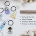 STEM Mini Keychains Science Chemistry Nursing Medicine - Etsy